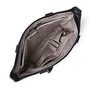 Baggallini unisex adult Travel Bag Avenue Tote, Black, One Size US