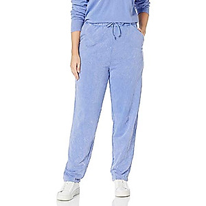 KENDALL + KYLIE Women's French Terry Jogger - Amazon Exclusive, Gaga Blue Mineral Wash, Large