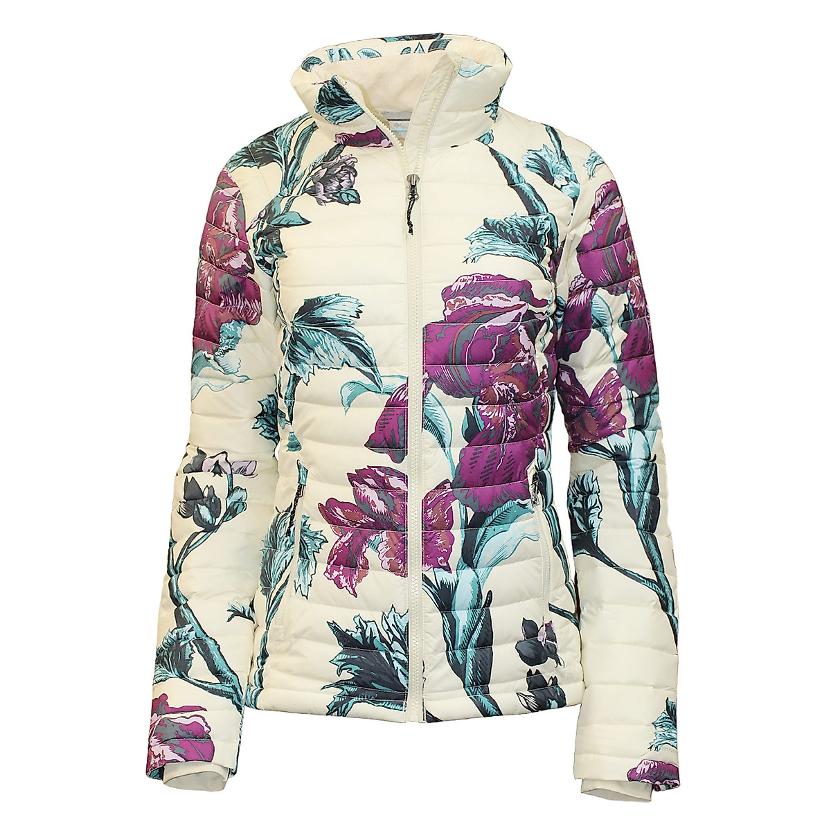 Columbia Women's White Out ll Omni Heat Jacket Puffer (as1, alpha, s, regular, regular, White Multi 576)