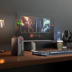 ACEMAGICIAN [Mini Gaming PC] Mini Computers Ryzen 9 6900HX[up to 4.9Ghz], 32GB DDR5 512GB NVMe SSD Mini PC with AMD Radeon 680M, RGB Lights/WiFi6/BT5.2/Dual Channel/3 Modes Mini Desktop