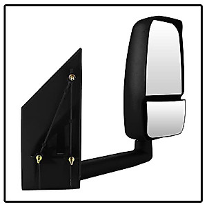 ACANII - Manual Fold Towing Side Mirrors Driver+Passenger For 2003-2017 Chevy Express/GMC Savana Van LEFT+RIGHT 03-17