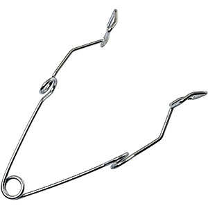 MEETOOT 4pcs Steel Wire Test Tube Clamp 145mm Fit for 5-40mm Tube for Laboratory Experiment Testing Holder Tool