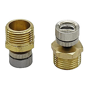 XLBH Irrigation Accessories 10 Pcs 3/16" Thread 90 Degree Fan Shaped Atomizing Nozzles Garden Irrigation Watering Sprayer Cooling Humidity Sprinklers widely Used (Color : White)