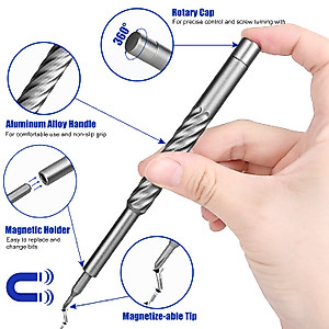 HengTianMei 128 in 1 Precision Screwdriver Set Professional Magnetic Repair Tool Kit for Computer, Laptop, Xbox, Macbook, Game Console (H1128)