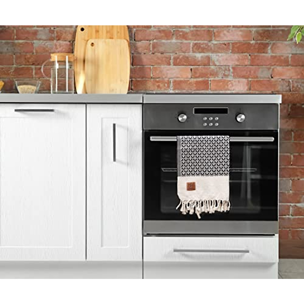 GOLD CASE Helen Original Turkish Hand Towels - Set of 4-20x40 100% Cotton Decorative Bathroom and Kitchen Towel for Hand, Face, Hair, Head, Farmhouse, Yoga, Gym. Tea Towel & Dishcloth, Aqua