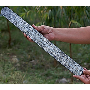 JNR Traders Feather Damascus Billet - Knife Making Supplies - Damascus Bar Stock 20 Inches 3783