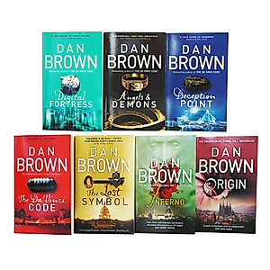 Robert Langdon Series Collection 7 Books Set By Dan Brown (Angels And Demons, The Da Vinci Code, The Lost Symbol, Inferno, Origin, Digital Fortress, Deception Point)