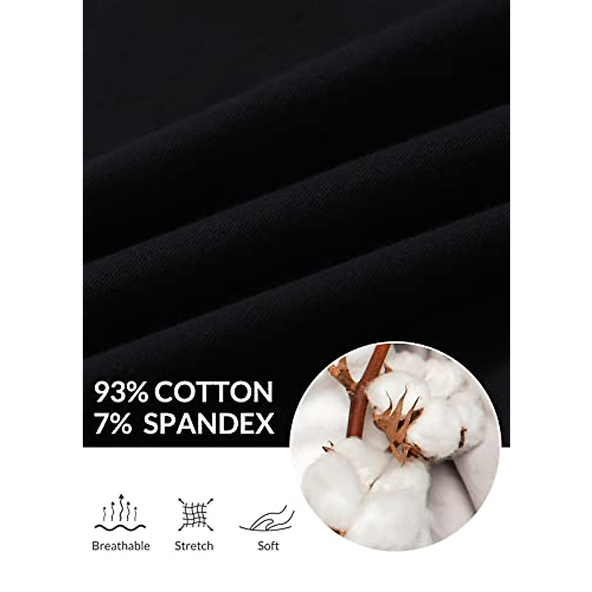 BALEAF Women's 17" Capri Yoga Pants Cotton Loose Soft Drawstring Workout Sweatpants Summer Causal Lounge Pants with Pockets Black L