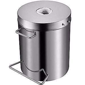 VEVOR Stainless Steel Blacksmithing Forge Propane Melting Furnace Kit, Stainless 12KG, Silver