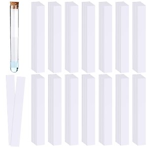 500 Pcs 6.3 x 0.79 Inches Grade 1 Chromatography Paper Strip Experiments Filter Paper Laboratory Cleaning Paper for Pigment Separation Chemistry Experiment for Laboratory Classroom School University