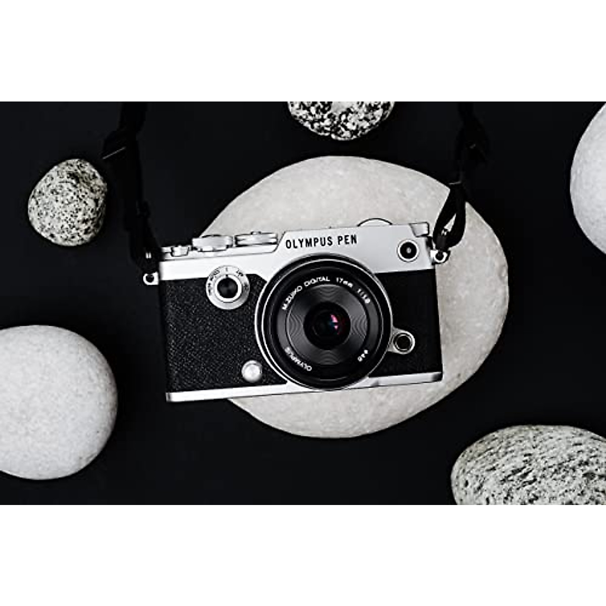 OM SYSTEM OLYMPUS M.Zuiko Digital 17mm F1.8 Black For Micro Four Thirds System Camera, Compact Design, Beautiful Bokeh, Bright