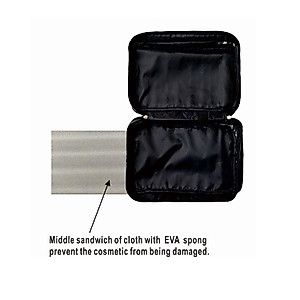 All-Purpose Household Travel Organizer Accessory Toiletry Cosmetics Makeup Hanging Shaving kit Bag-Black