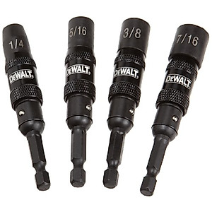 DEWALT Nut Driver Set, Impact Ready, Magnetic, 4-Piece (DWPVTDRV)