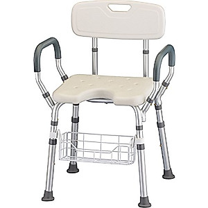 Nova Shower Chair Basket Accessory, Shampoo & Soap Holder for Shower & Bath Chair, Basket Caddy for Bath & Shower Chair, Universal Fit