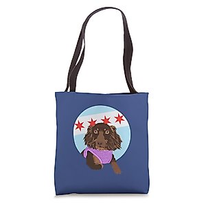 Chicago Doxie Tote Bag