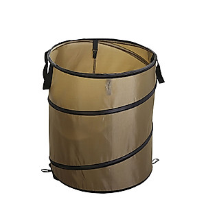 Collapsible Trash Can,Small Pop up Garbage Can,Polyester Pop up Trash Can for Camping,Outdoor Garbage Can for Garden, Camping, Travel