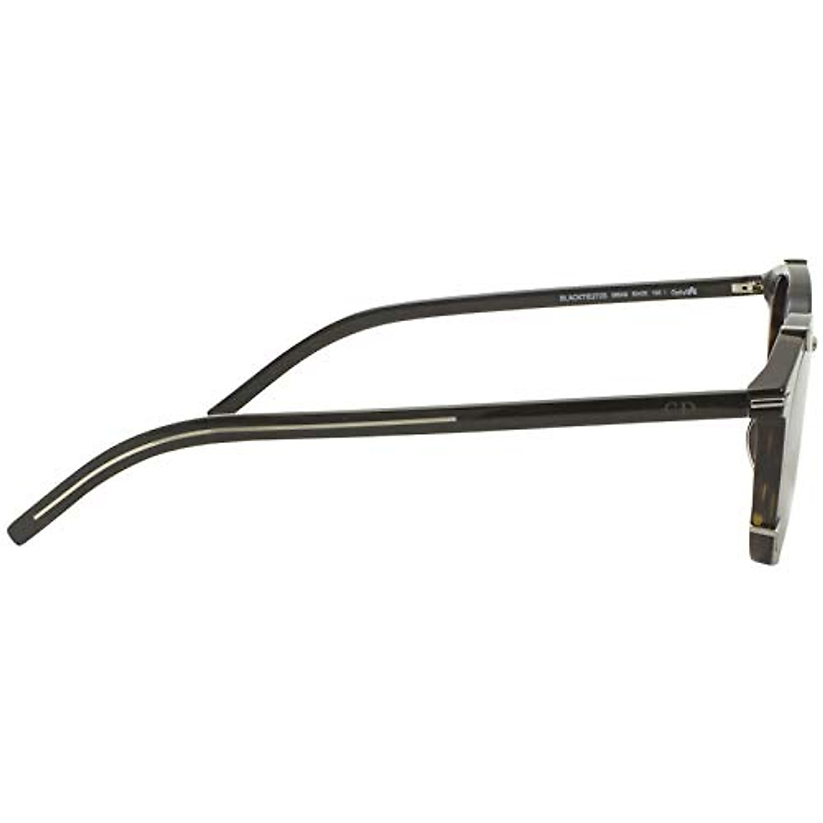 Dior Homme BlackTie272S 086A9 Sunglasses Men's Dark Havana/Blue Lens Square 50mm