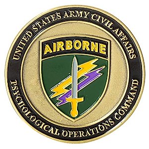 United States Army Civil Affairs and Psychological Operations Command (Airborne) Challenge Coin