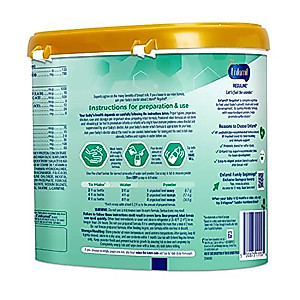 Enfamil Reguline Baby Formula, Designed for Soft, Comfortable Stools, with Omega-3 DHA & Probiotics for Immune Support, Reusable Powder Tub, 19.5 Ounce (Pack of 4)