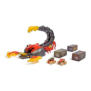 Monster Jam Mini, El Toro Loco Venom Velocity Scorpion Playset, 2 Exclusive Die-Cast El Toro Loco and Max-D Monster Truck, Kids Toys for Boys Ages 3 and Up