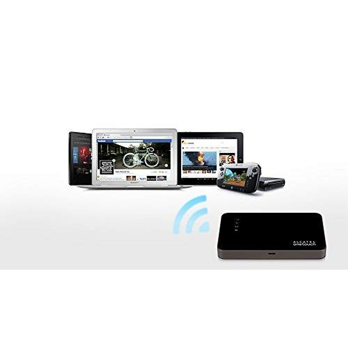 Alcatel Link Zone Wi-Fi Hotspot with 4G LTE Global Capabilities (insert a SIM Card), Mobile WiFi Hotspot - USA, Latin, Caribbean, Europe (Renewed)