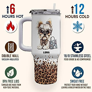 Personalized Dog Tumber with West Highland White Terrier Dog’s Name – Custom Cup for Dog Moms, Ideal Gift for Women, Girlfriend, Best Friend, Christmas Gifts 0irOTk