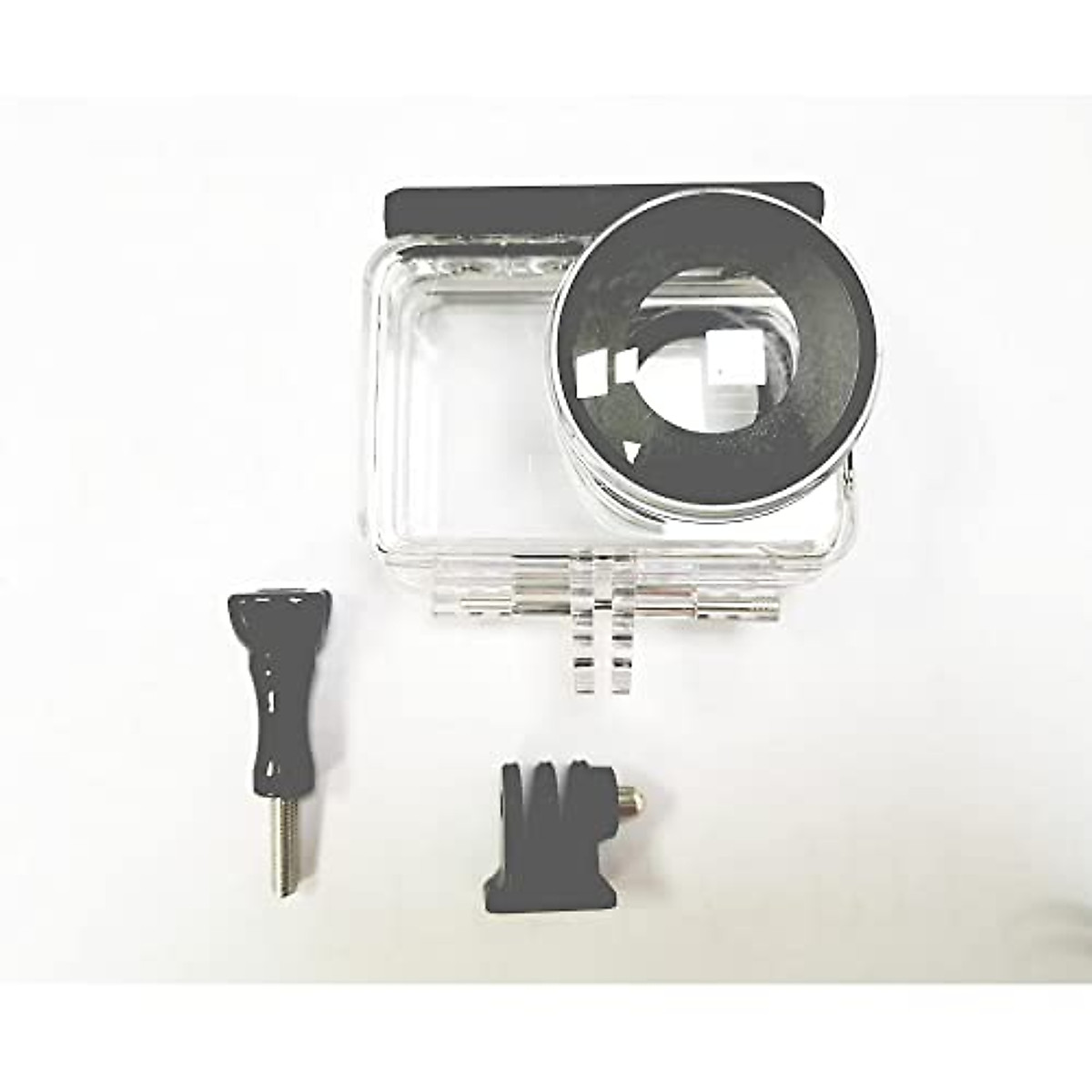 For Insta360 ONE R Sports Camera Case Protective Housing Insta360 ONE R Diving Cases Waterproof Housing 4K IPX8 Accessory Camera Accessories Anti-fall Bezel Protective Cases (Black) A460