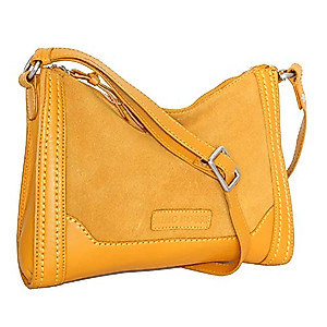 Kitty Cat Leather Crossbody (Mustard)