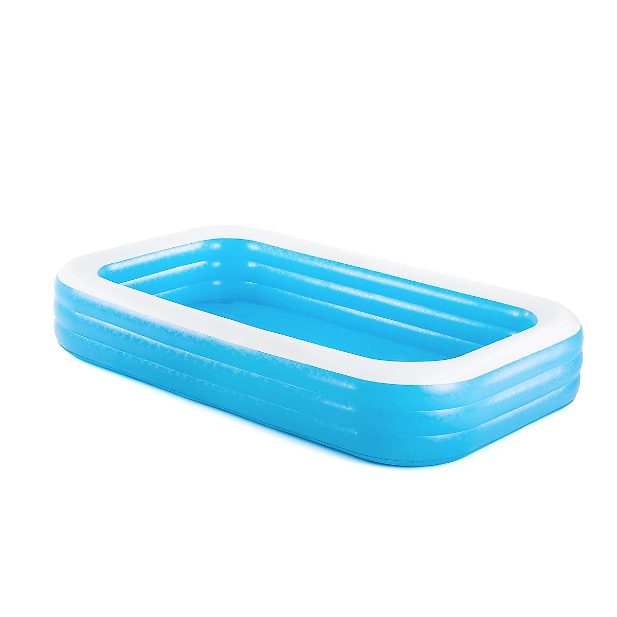H2OGO! Blue Rectangular Inflatable Family Pool (10' x 6' x 22")