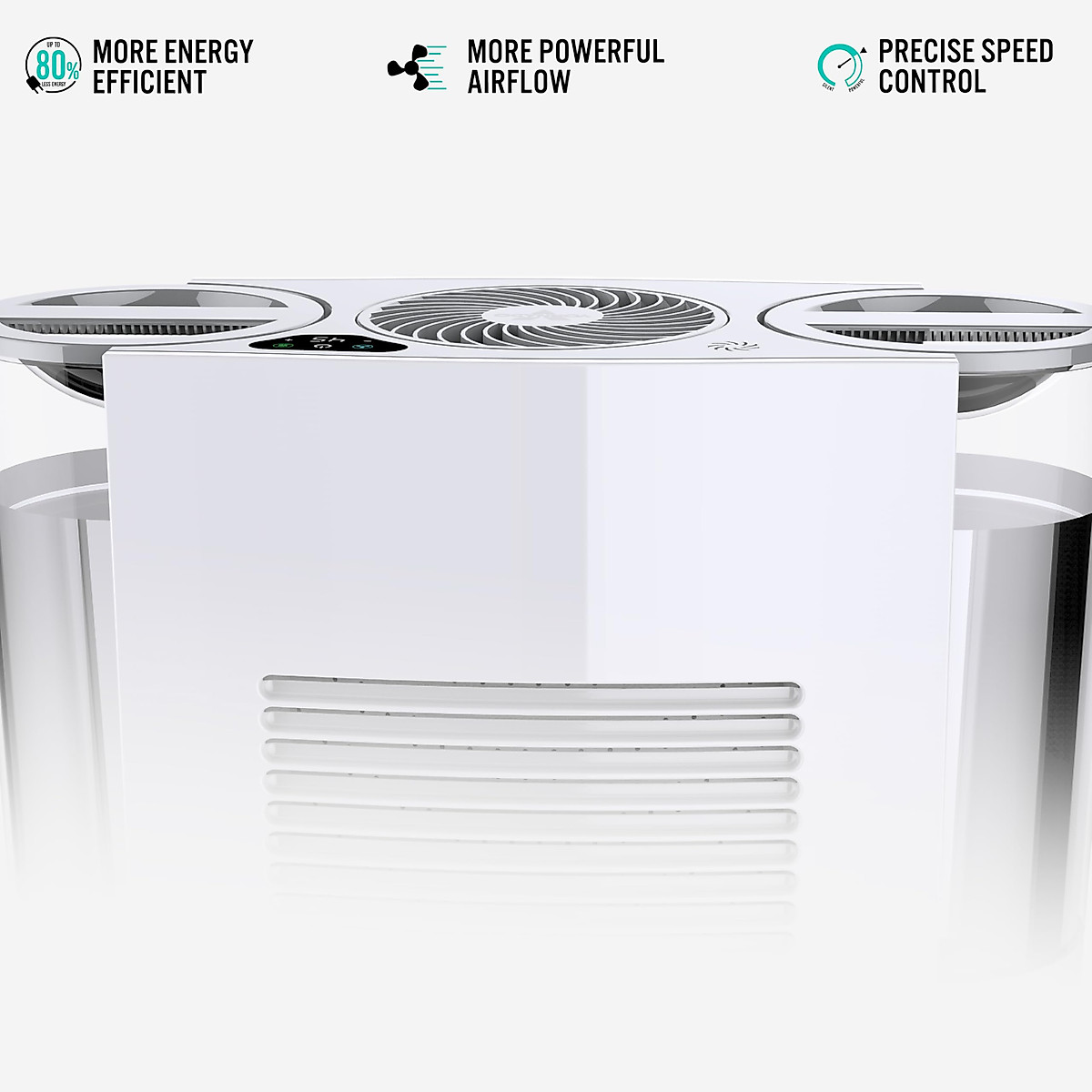 Vornado EVDC500 Energy Smart Evaporative Humidifier with Automatic Shut-off, 2 Gallon Capacity, LED Display