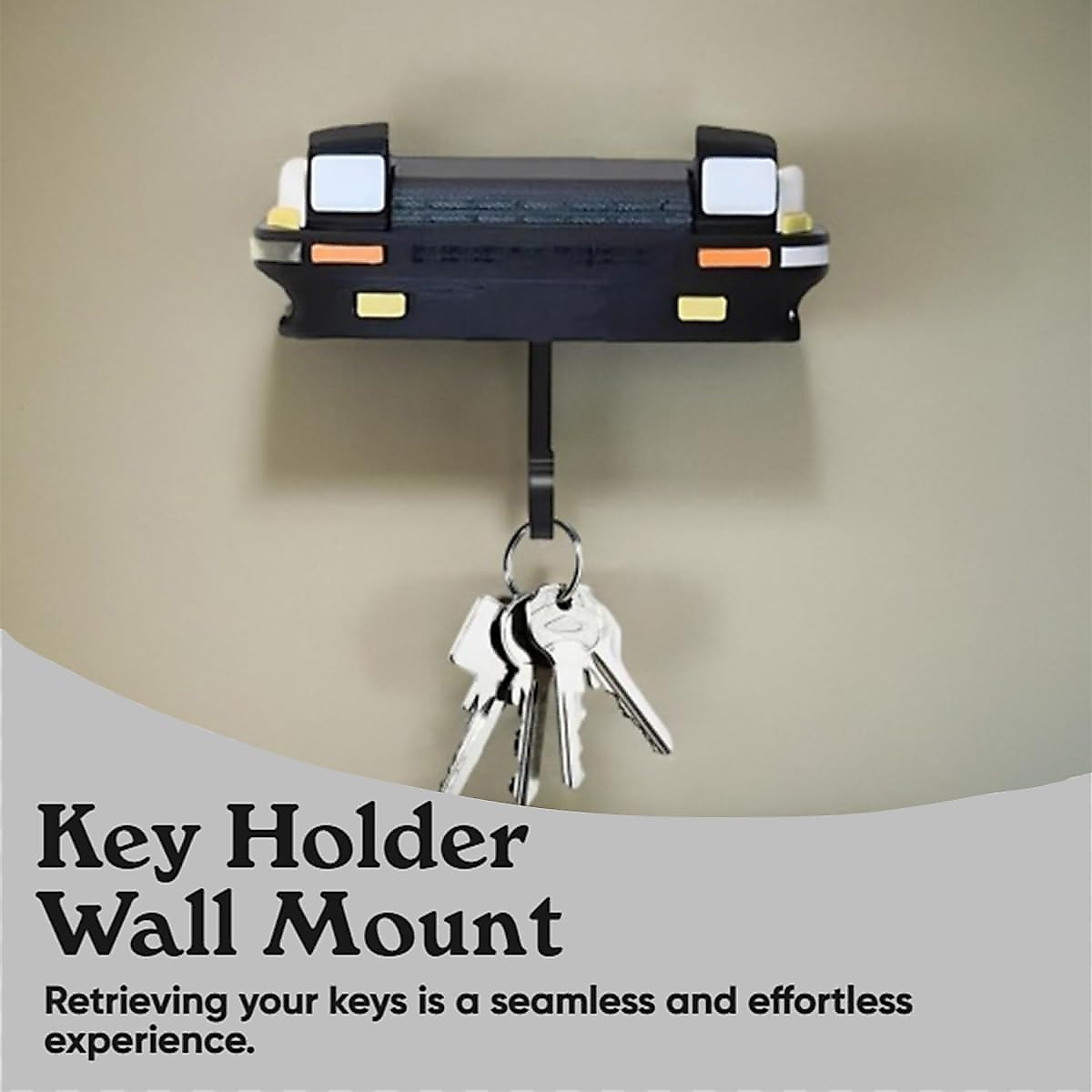 GUANKE Car Open Headlights Key Holder Key Holder Wall Mount Vintage Car Key Holder Key Hanger Unfolds Car Headlights Vintage Style Car Accessories Ideal for Corridor Living Room & Office (Style-C)