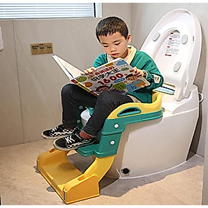2 in1 Potty Training Seat and widening Double Layer Pedal Toilet Ladder,Potty with Non Slip pad,Two Sets,with Toilet Training Function,with Toilet Training Function