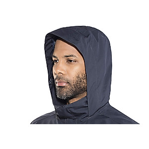 Helly Hansen Men's Dubliner Waterproof Windproof Breathable Rain Coat Jacket, 597 Navy, 3X-Large