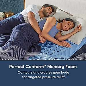 Serta iComfort - Aspire 14" Plush Twin XL Memory Foam Mattress - Pressure-Relieving, Cooling, and Supportive for a Restorative Sleep - 100 Night Trial, CertiPUR-US Certified