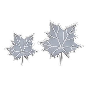 TEHAUX 2pcs Crystal Epoxy Mold Crystal Decor Crystal Tray Chocolate Silicone Molds Resin Jewelry Molds Silicone Cup Mat Mold Hanging Bag Decoration Leaf Epoxy Resin Casting Mold Leaf Mold