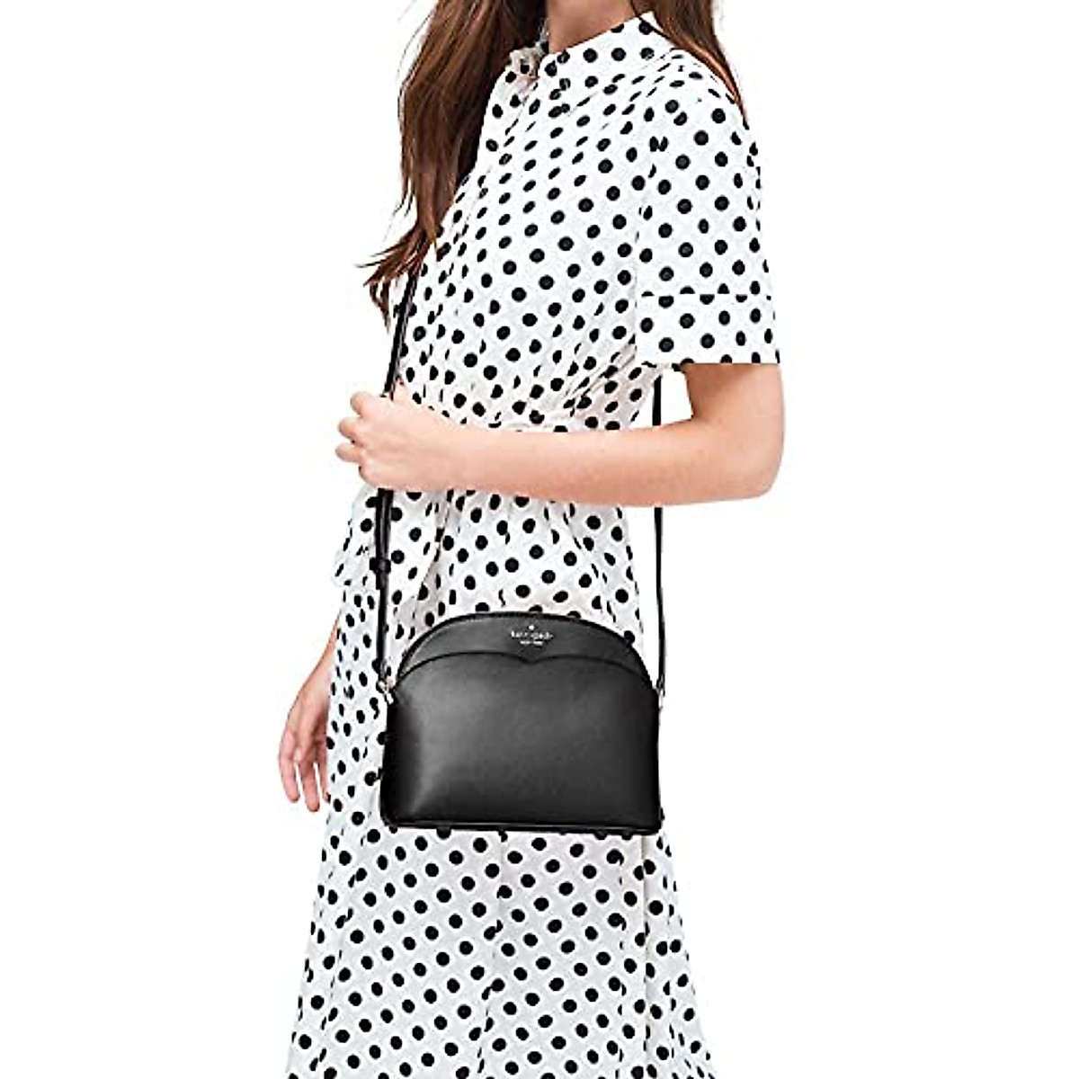 Kate Spade Payton Dome Crossbody (black)