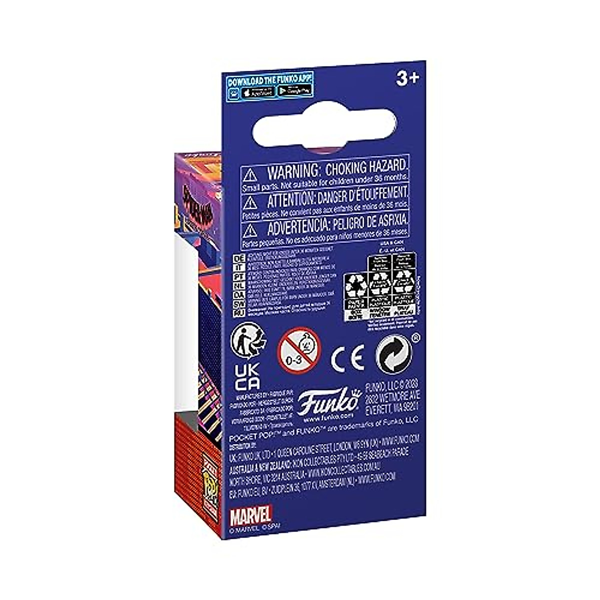 Funko Pocket Pop! Spider-Man: Across The Spider-Verse (2023) - Miles Morales as Spider-Man (Thwip Hand) Keychain Special Edition Marvel Exclusive Vinyl Keychain