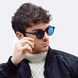 ZENOTTIC Polarized Round Sunglasses, Stylish Sunglasses for Men and Women Retro Classic, Multi-Style Selection