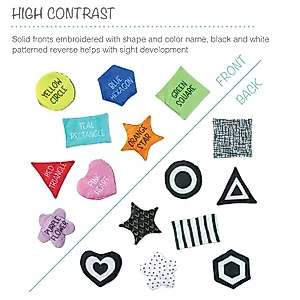 The Peanutshell Bean Bags, Learning Shapes and Colors | Toddler Developmental Toys