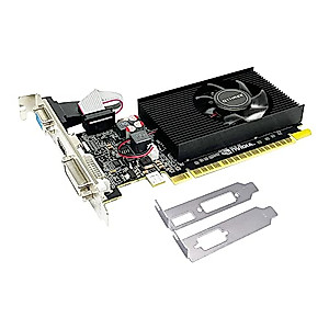QTHREE GeForce 210 Graphic Card,1024 MB,DDR3,64 Bits,HDMI,DVI,VGA,589 MHz Core Frequency Desktop Video Card for PC Working,DirectX 10.1, OpenGL 3.3,PCI Express x16,Low Profile