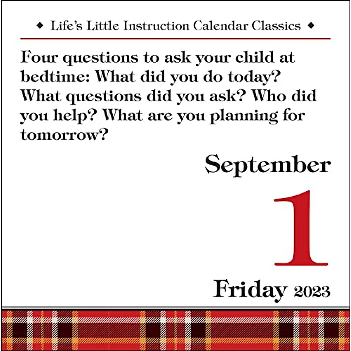 Life's Little Instruction 2023 Day-to-Day Calendar