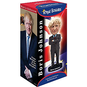Royal Bobbles Boris Johnson Collectible Bobblehead Statue