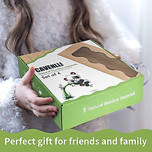 Ziplock Bag Storage Organizer and Dispenser, CAVENLLI 4 Pack Food Storage Bag Holders Compatible with Ziploc, Solimo, Glad, Hefty for Gallon, Quart, Snack, Sandwich, Candy, Variety Size Bags