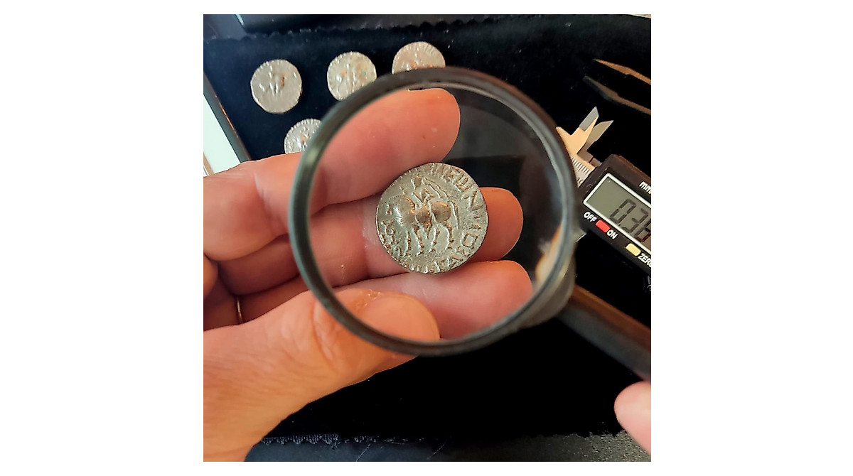 Ancient Coin of Azes II (25-12 BC) - The Biblical Magi Coin ...