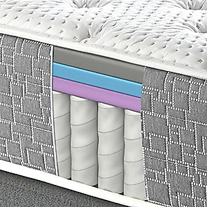 Tulo by Mattress Firm | 11 INCH Memory Foam Plus Coil Support Hybrid Mattress | Bed-in-A-Box | MED Firm Comfort | Queen