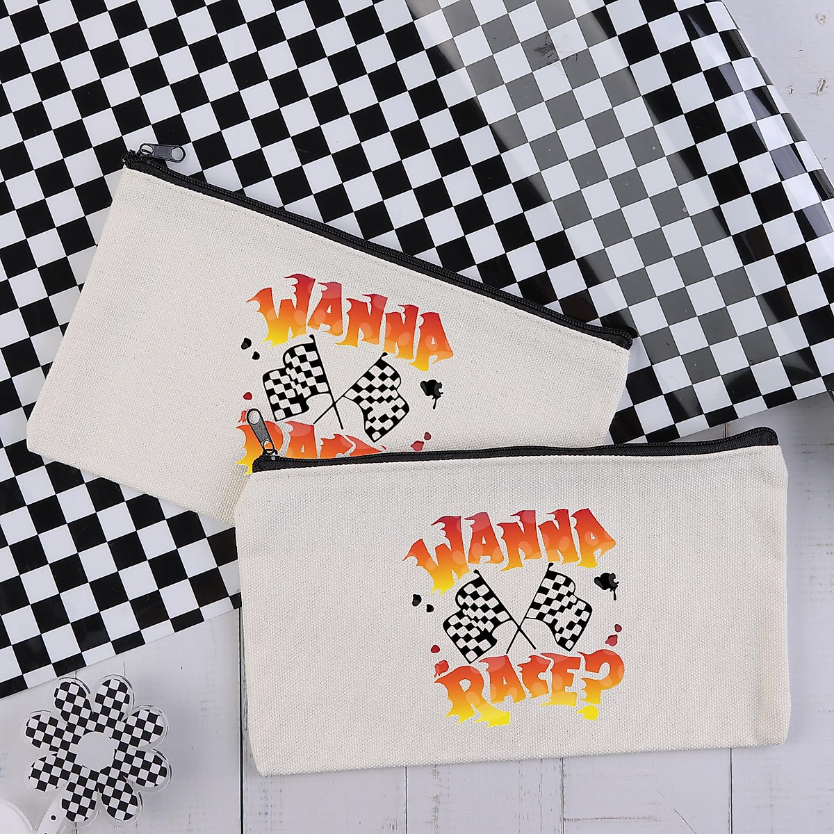 HTVSTD Check Flag HTV Vinyl Roll - 12inches*8ft Checkerboard Heat Transfer Vinyl Racing Flag Patterned HTV Vinyl for Fabric Checker Iron on Vinyl Compatible with Cricut and Sillhoutte