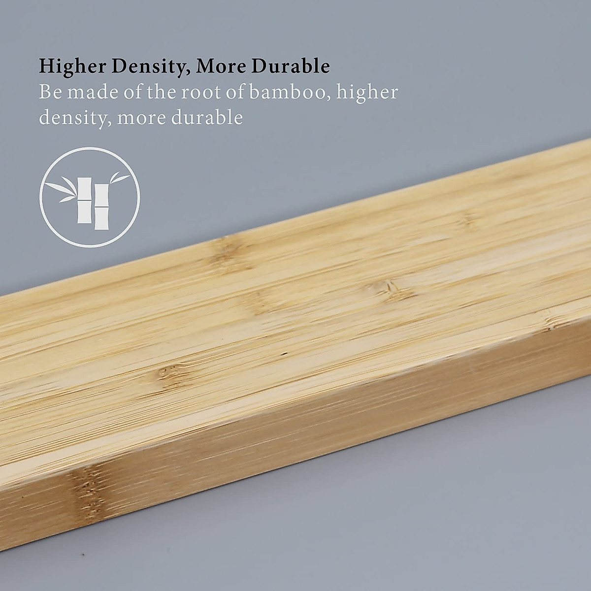 KITCHENDAO Bamboo Magnetic Knife Holder for Wall 17 inch Knife Magnetic Strip Bar Rack- 50% Stronger Magnet - Safe, Secure & Easy Storage Solution for Kitchen Knives, Metal Utensils & More