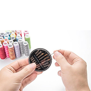 IRDFWH 24 Rolls of Thread Sewing Box Set Multifunctional Sewing Kit Sewing Sewing Thread Box Storage Box