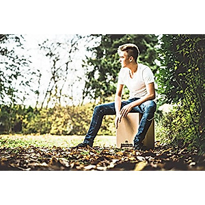 Meinl VivaRhythm VR-CAJ2GO Fold-able Pop Up Cardboard Cajon-2-Go with Internal Snares