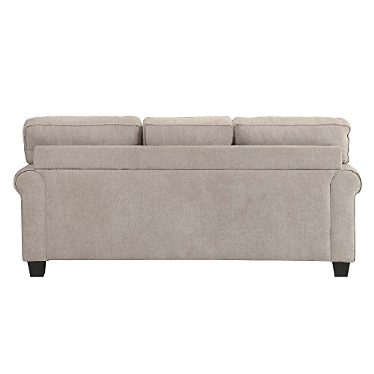 Homelegance Clumber 82" Reversible Sectional with Accent Pillows, Beige